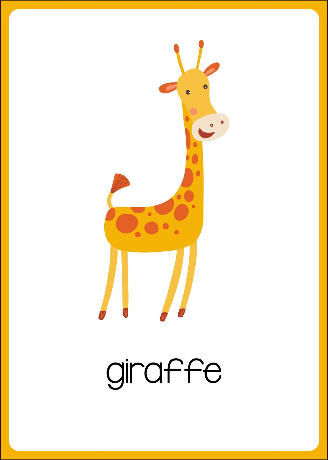 ANIMAL FLASHCARDS - BABY FIRST WORDS