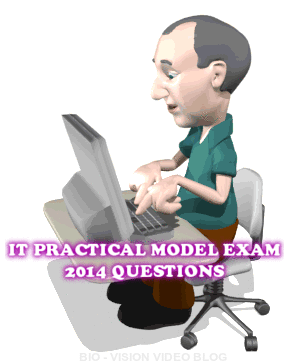 SSLC IT MODEL EXAM 2014 - PRACTICAL QUESTIONS