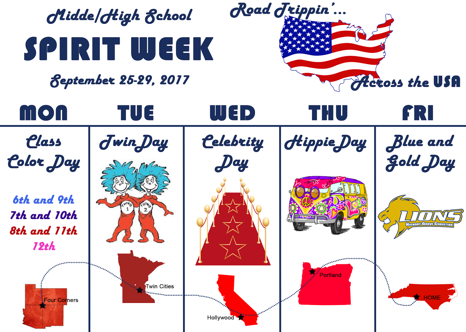 HGCS High School Announcements : September 2017