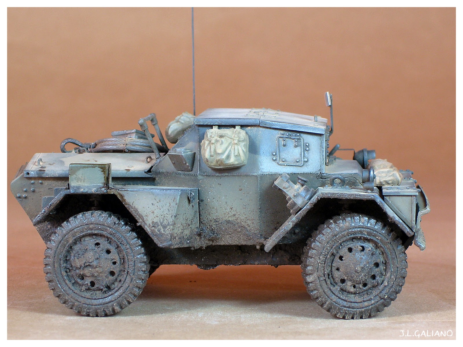 ModelMilitaria: SCOUT CAR DAIMLER Mk. II DINGO