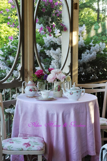 Aiken House & Gardens: Pink Tea on the Veranda