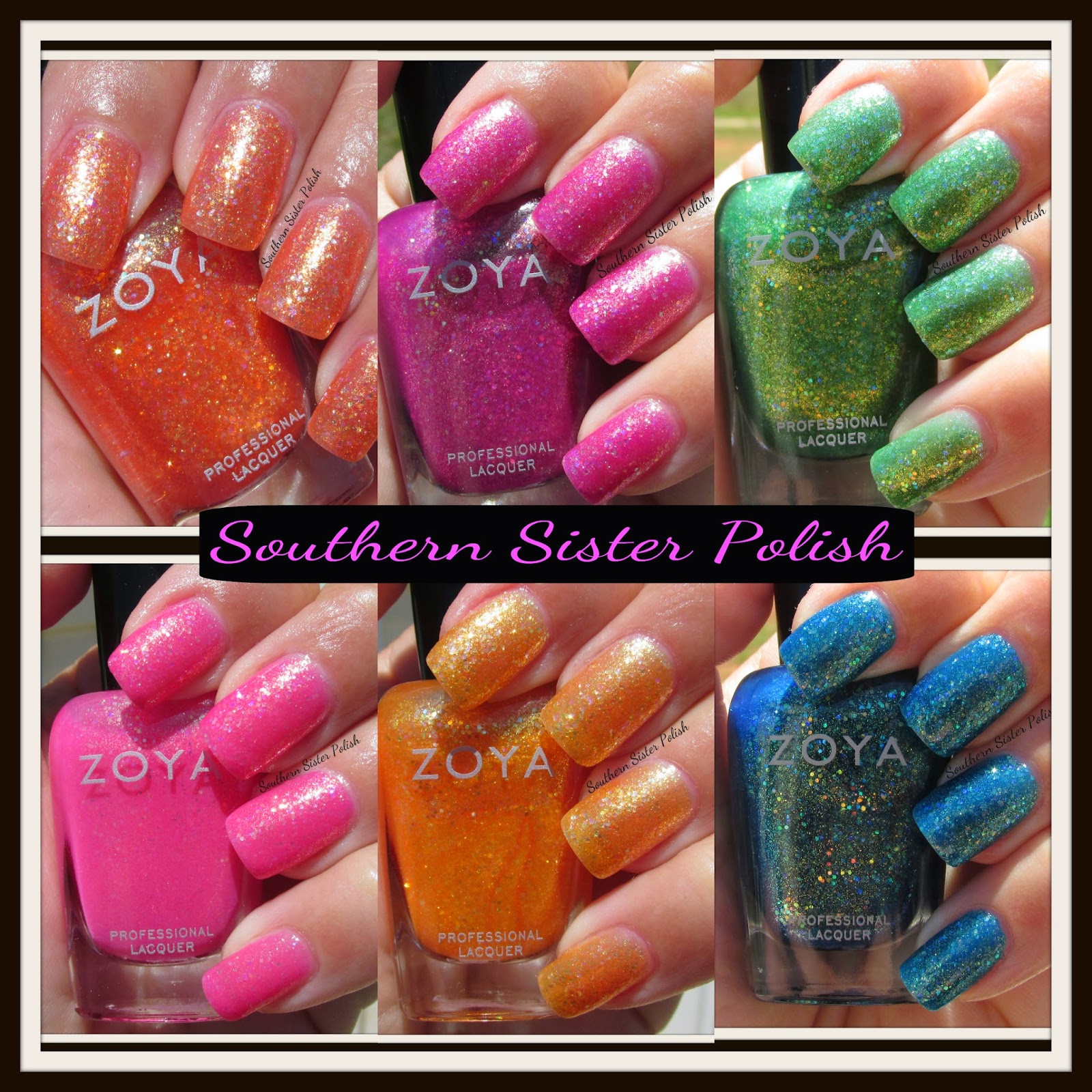 Southern Sister Polish: Zoya Bubbly Swatch and Review