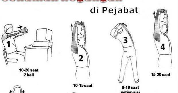 ERAZ FADLI: CARA Senaman Regangan di Pejabat..