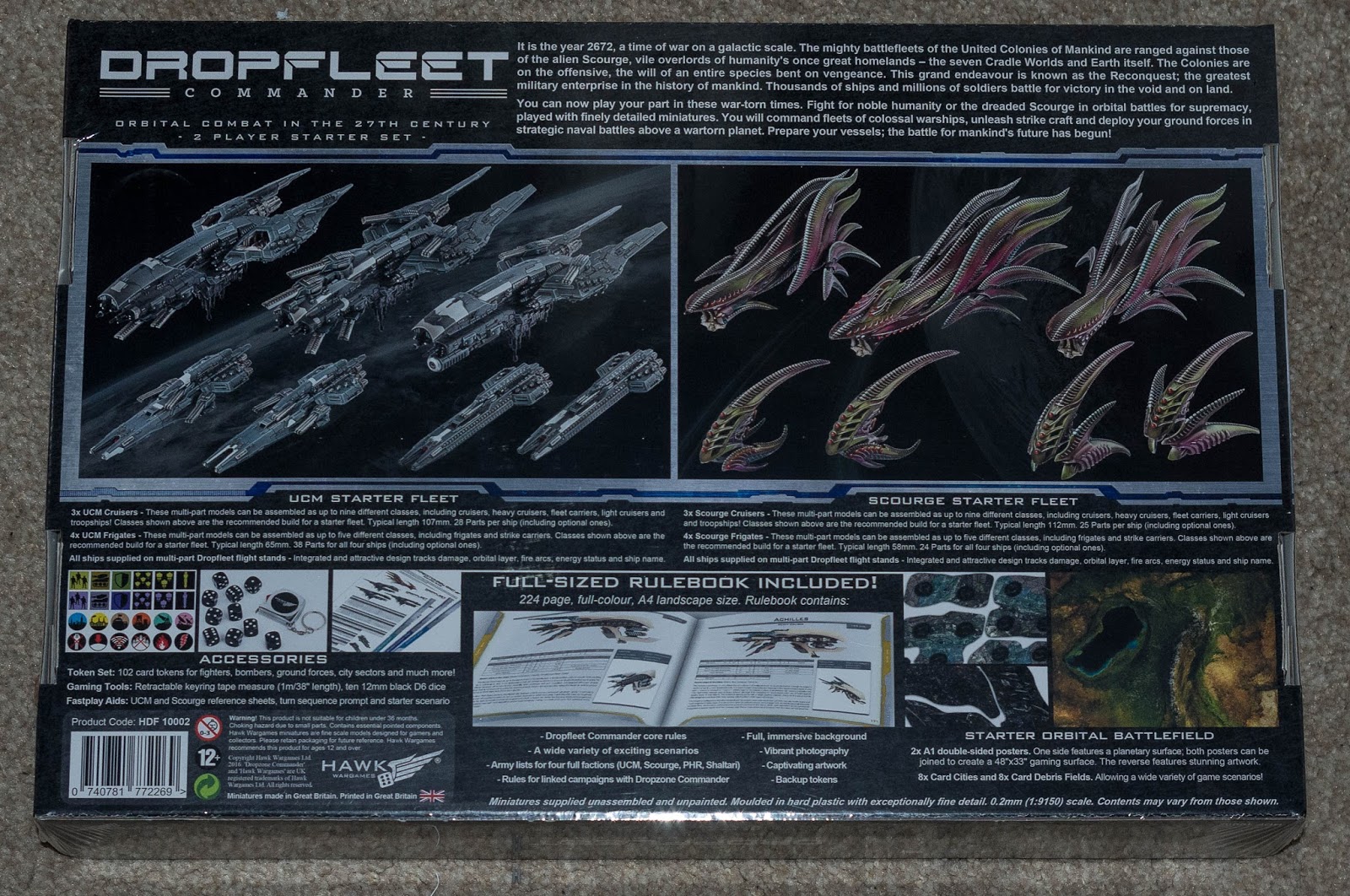 Mann's Model Moments: Dropfleet Commander 2-Player set unboxing