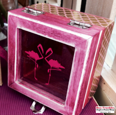 Ben Franklin Crafts and Frame Shop, Monroe, WA: 5 DIY Flamingo Projects