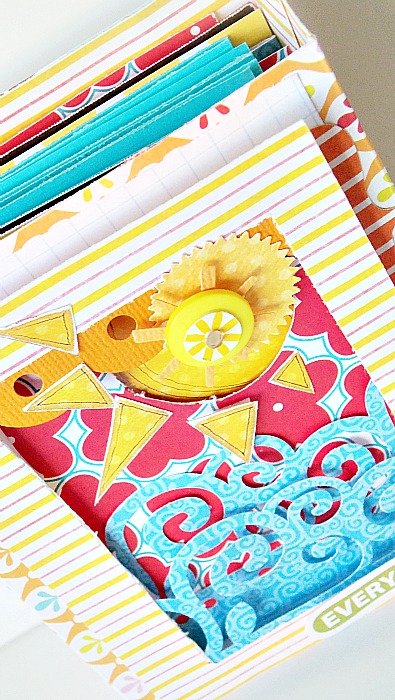 Hello Summer Shadow Box Mini - Hydrangea Hippo by Jennifer Priest