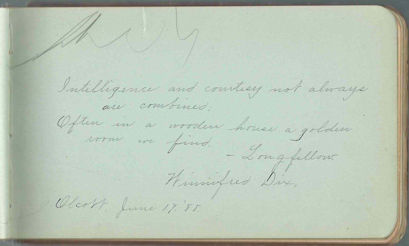 Heirlooms Reunited: 1880s Autograph Album of Frank Mead Bradley of ...