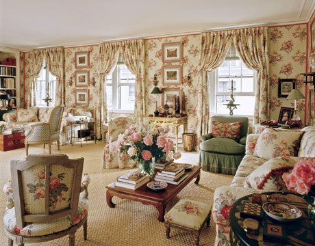 Eye For Design: Decorating Rose Patterned Interiors