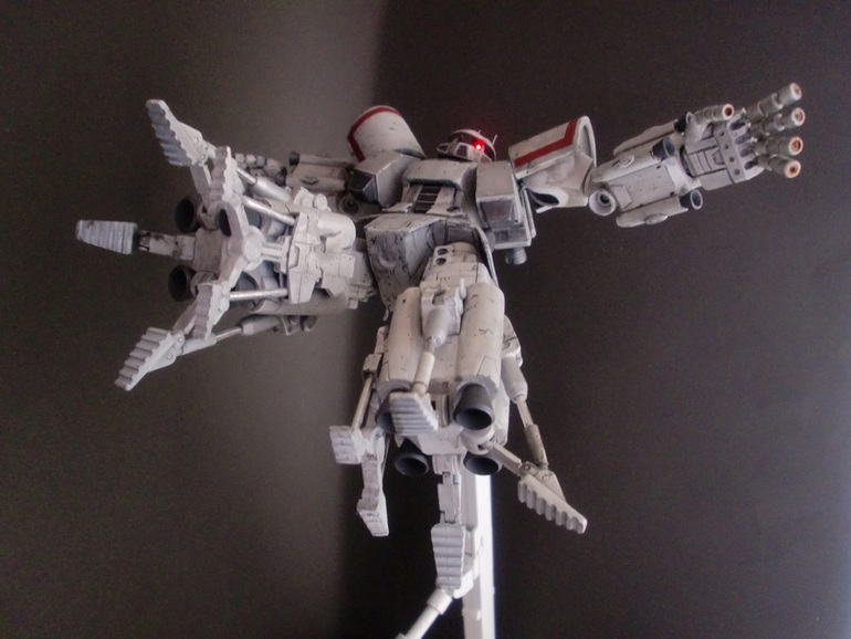 MSV 1/144 MSN-01 High Mobility Psycommu System Zaku scratch build by ...