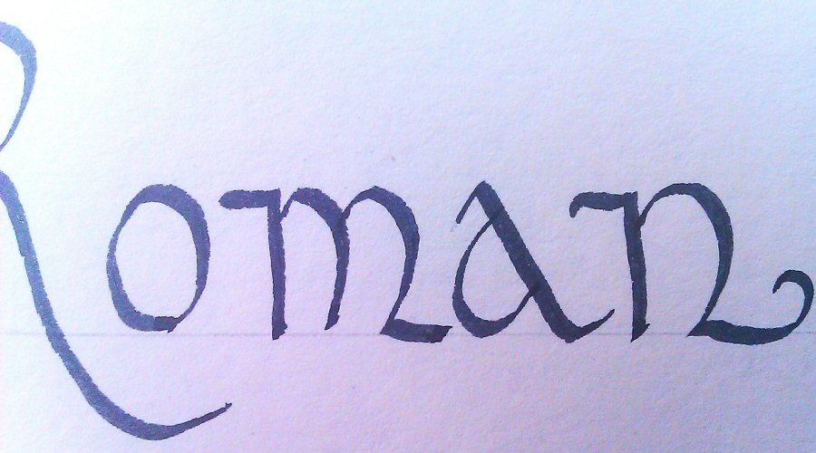 Calligraphy For Beginners: Roman Style