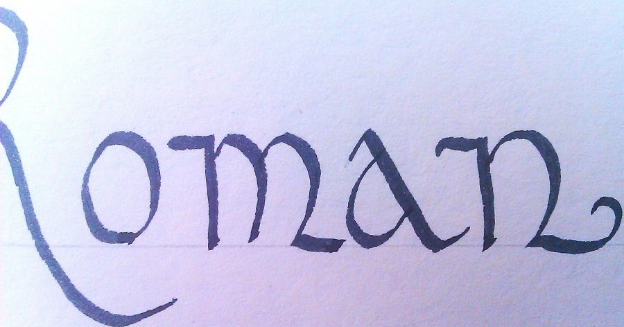 Calligraphy For Beginners: Roman Style