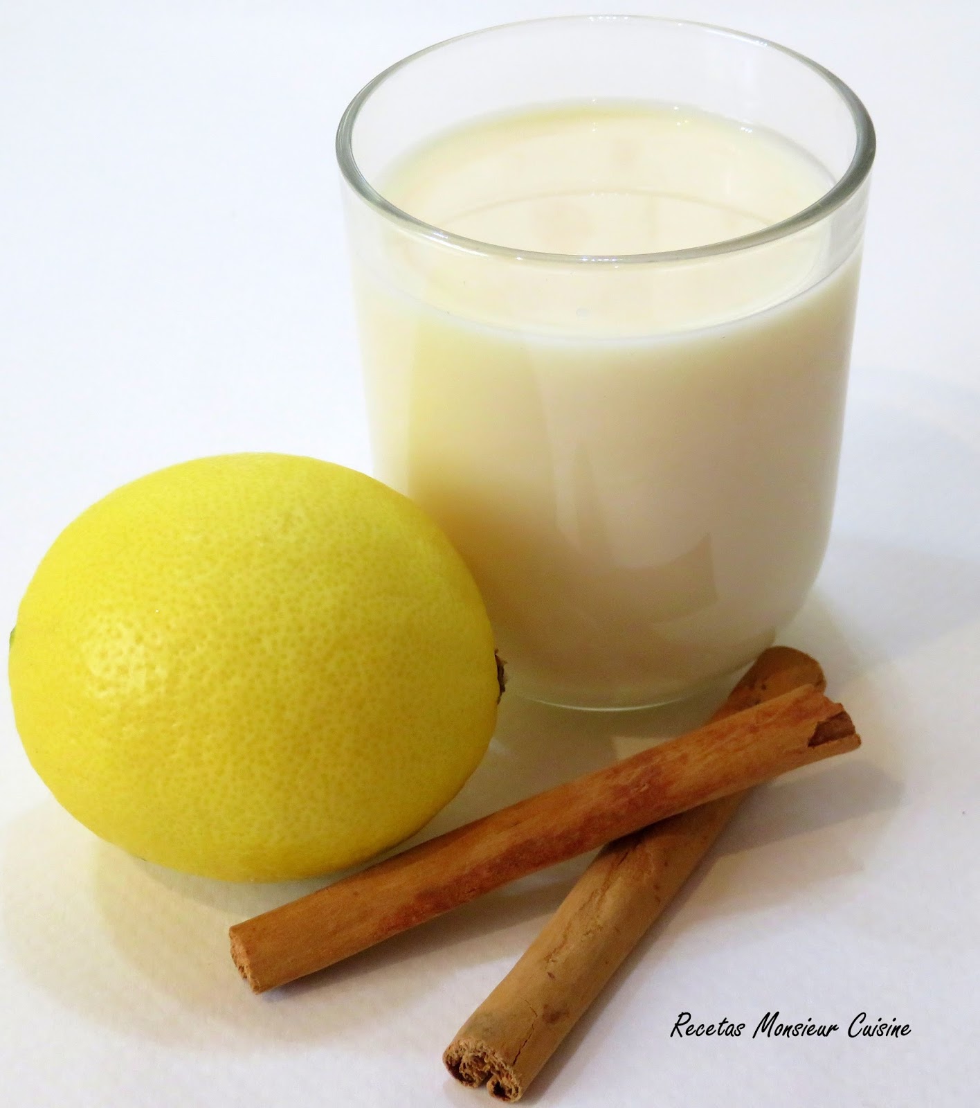 Recetas Monsieur Cuisine: Leche sabor Canela y Limón
