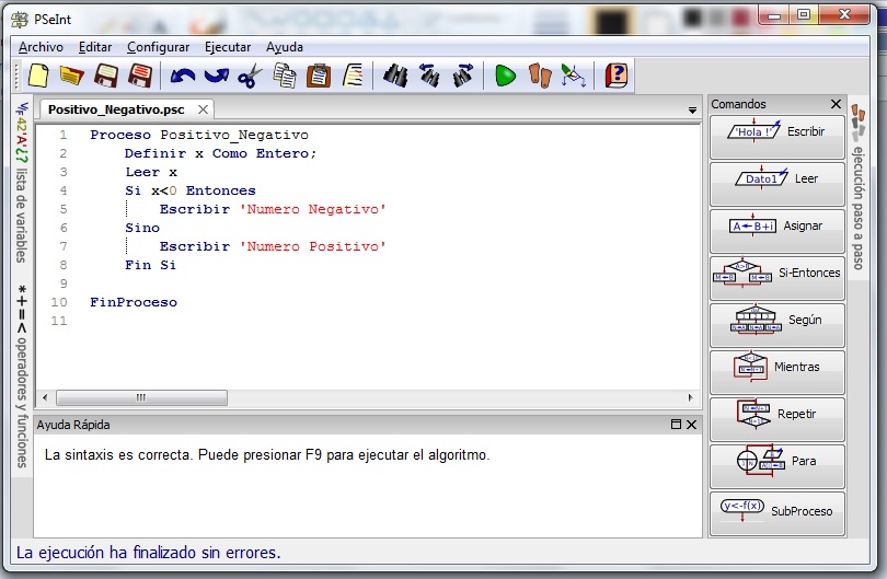 Célula Informática: Trabajando algoritmos con PSeInt.