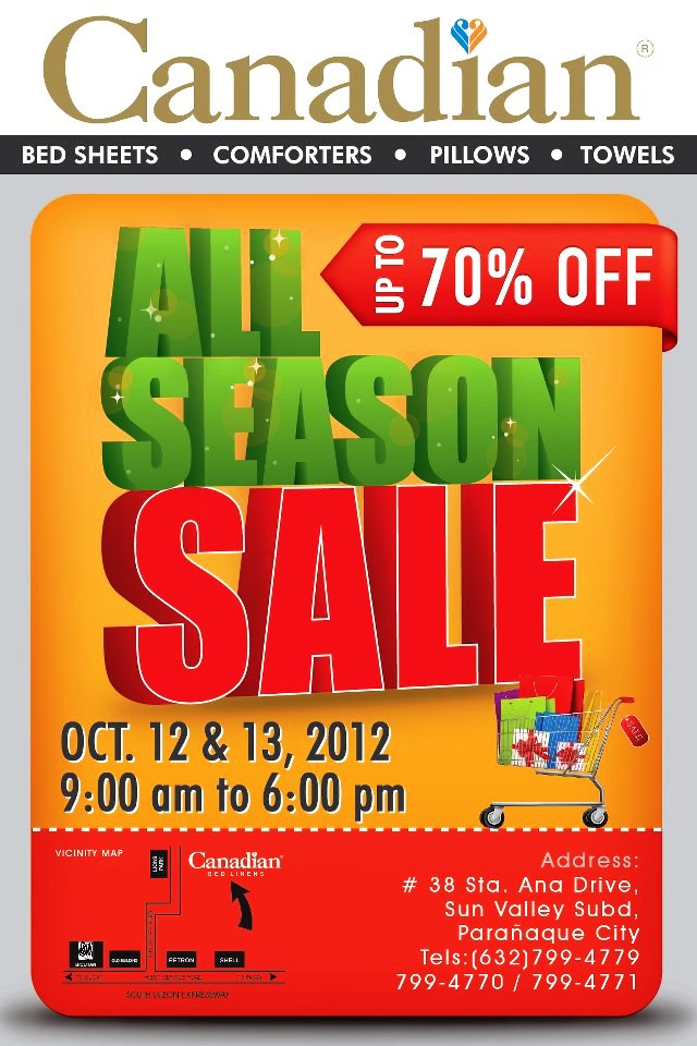 Manila Shopper: Canadian Bodega Sale: Oct 2012