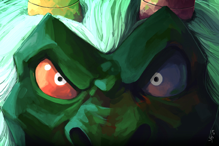 The Art of Chris: The Eyes of an Oni!