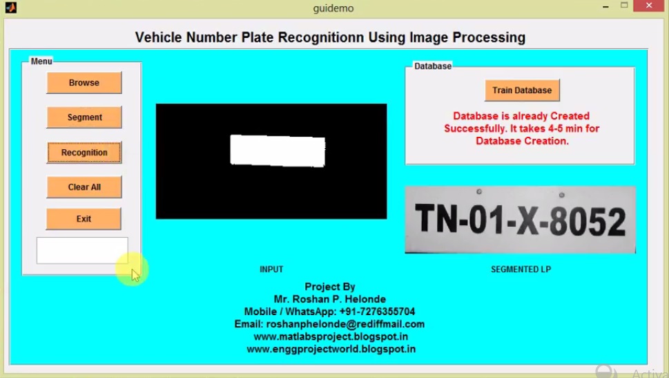 Vehicle Number Plate Recognition Using Image Processing Matlab Project ...