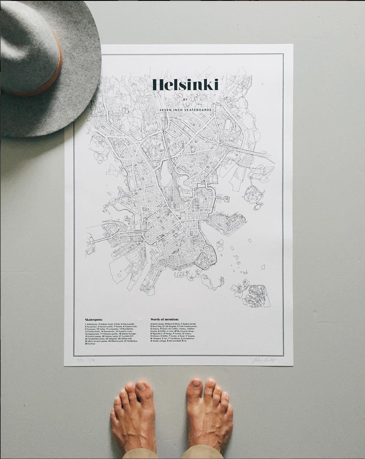 Cilla's: 14. Luukku: Helsinki-juliste / Arvonta