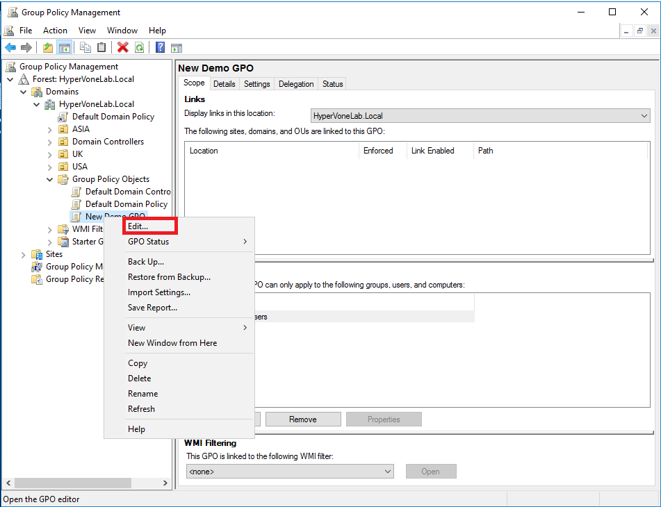 Implementing Group Policy in Windows Server 2016 - Code Exploit Cyber ...