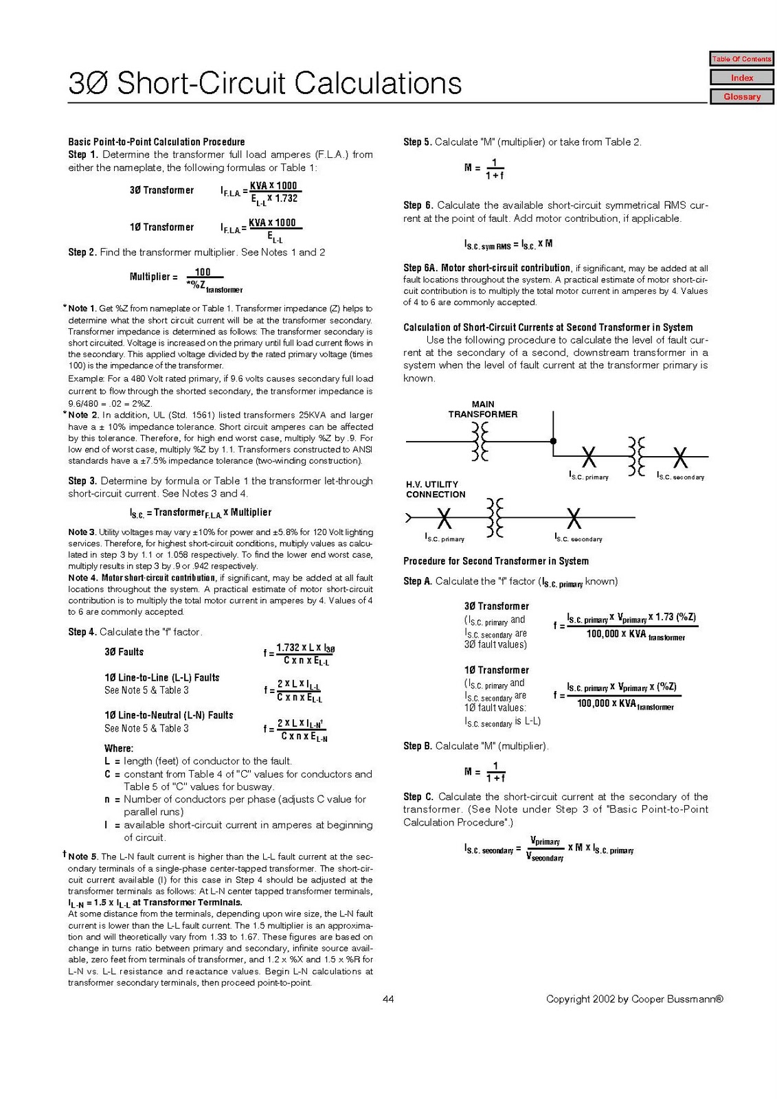 Electrical Forum: Short Circuit Formula - Manual Method Infinite Bus