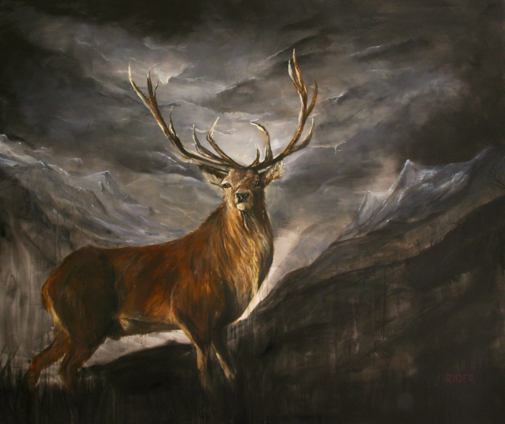 Matt Cole Macro Photography: Red Deer Stag Painting