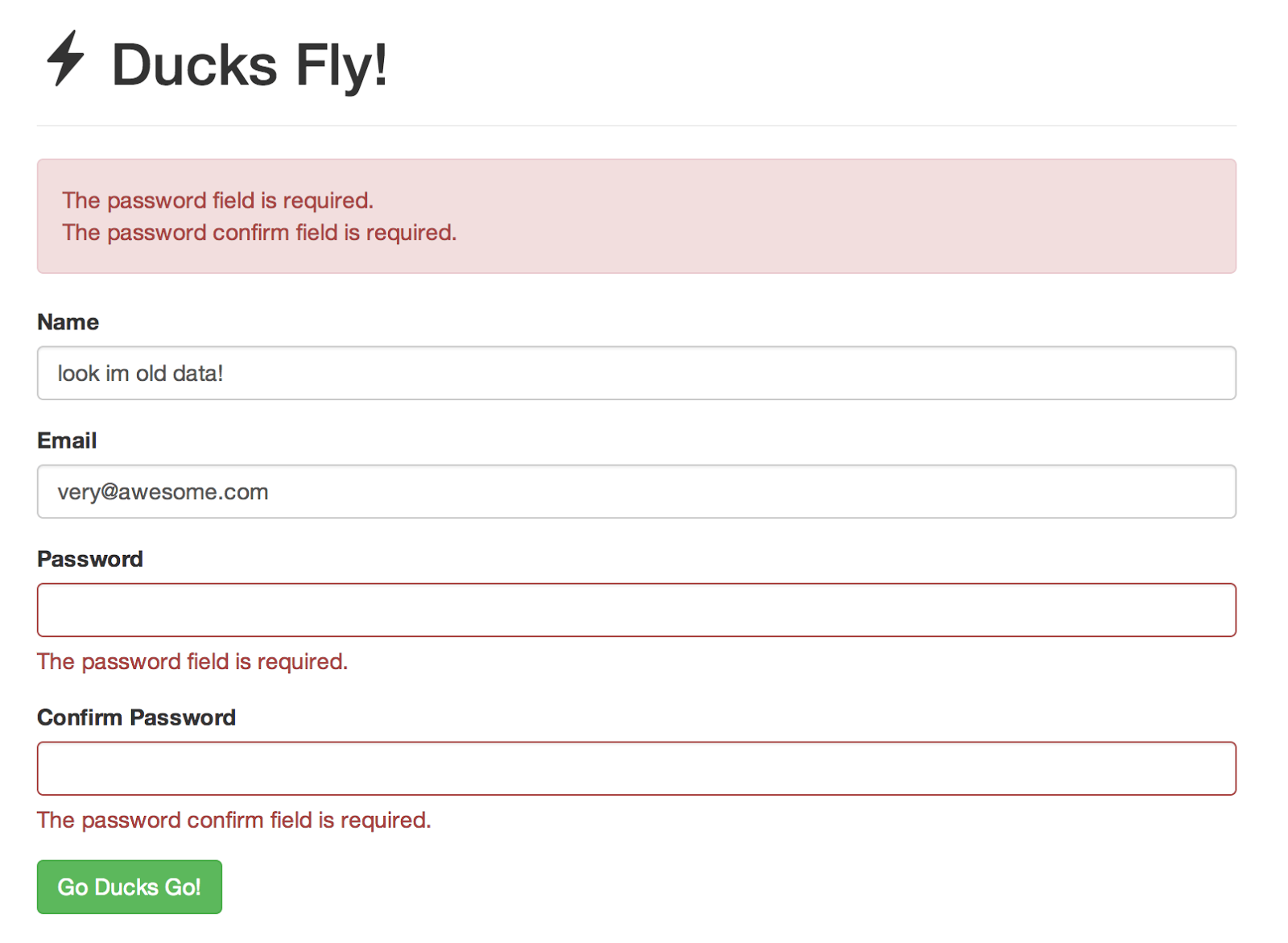Tutorial Form Validation dengan Laravel Tutorial Form Validation dengan Laravel