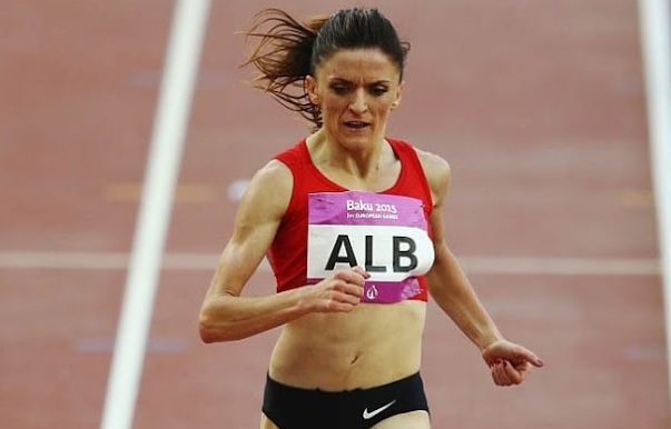 Luiza Gega, champion of Balkans on athletics and a national new record