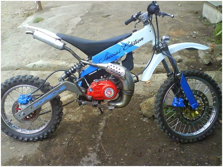 Yamaha Poswan Menjadi Terail - Modifikasi Motor