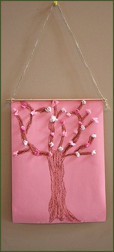Tissue Paper Trees | Munchkins and Mayhem