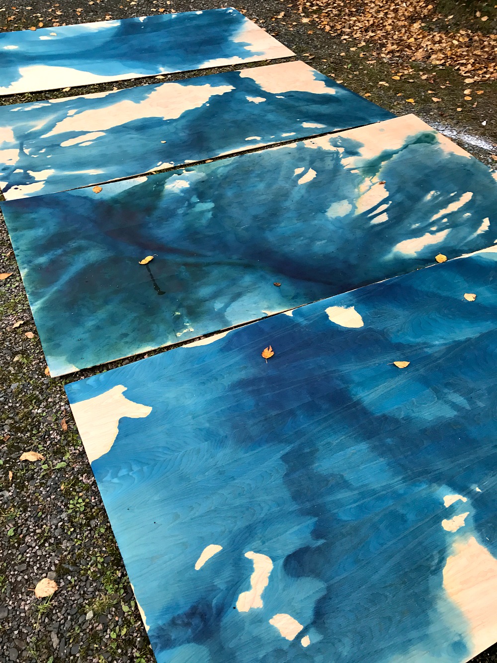 DIY Marbled Wood Stain with Watercolor Effect - Inspired by Wood ...