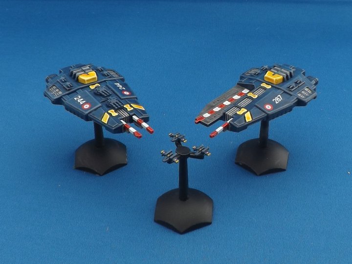 Tabletop Fix: Brigade Models - New EuroFed Spaceships