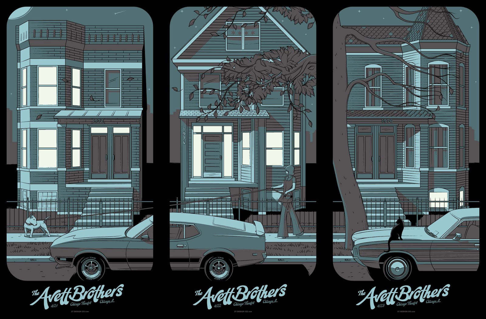 INSIDE THE ROCK POSTER FRAME BLOG: Charles Crisler Avett Brothers ...