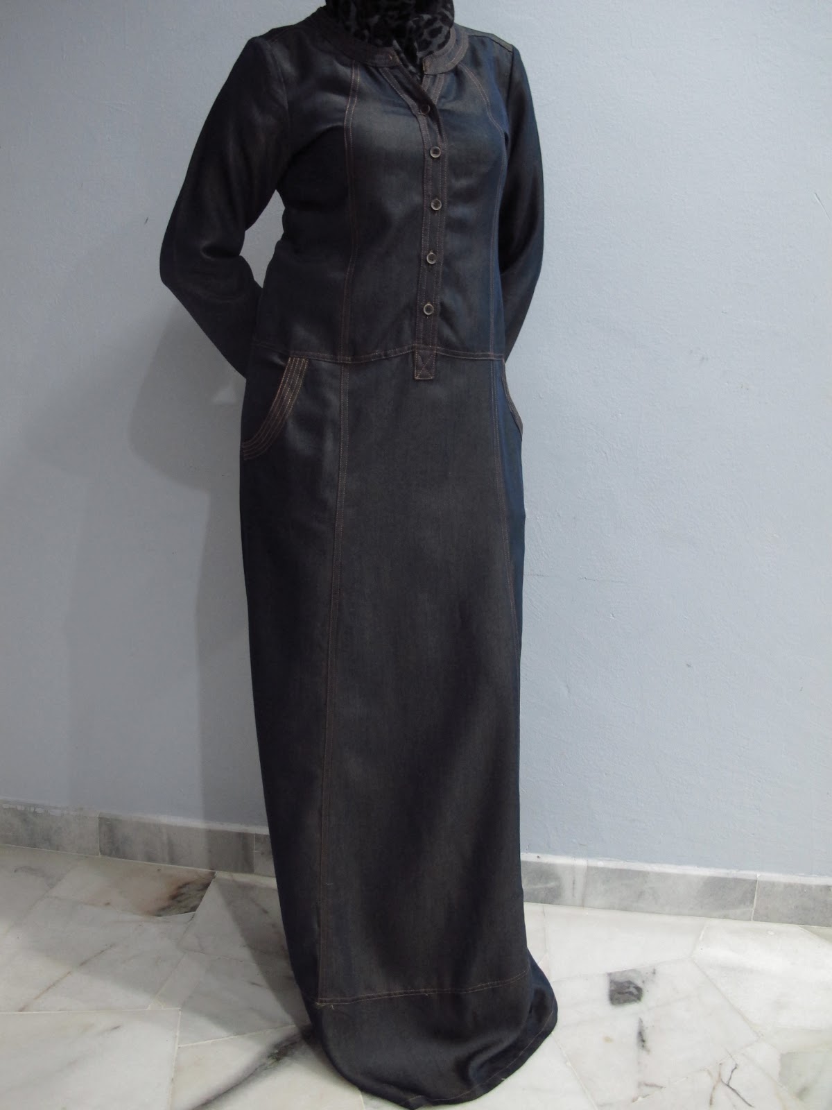 by GuzelRoses: DENIM DRESS