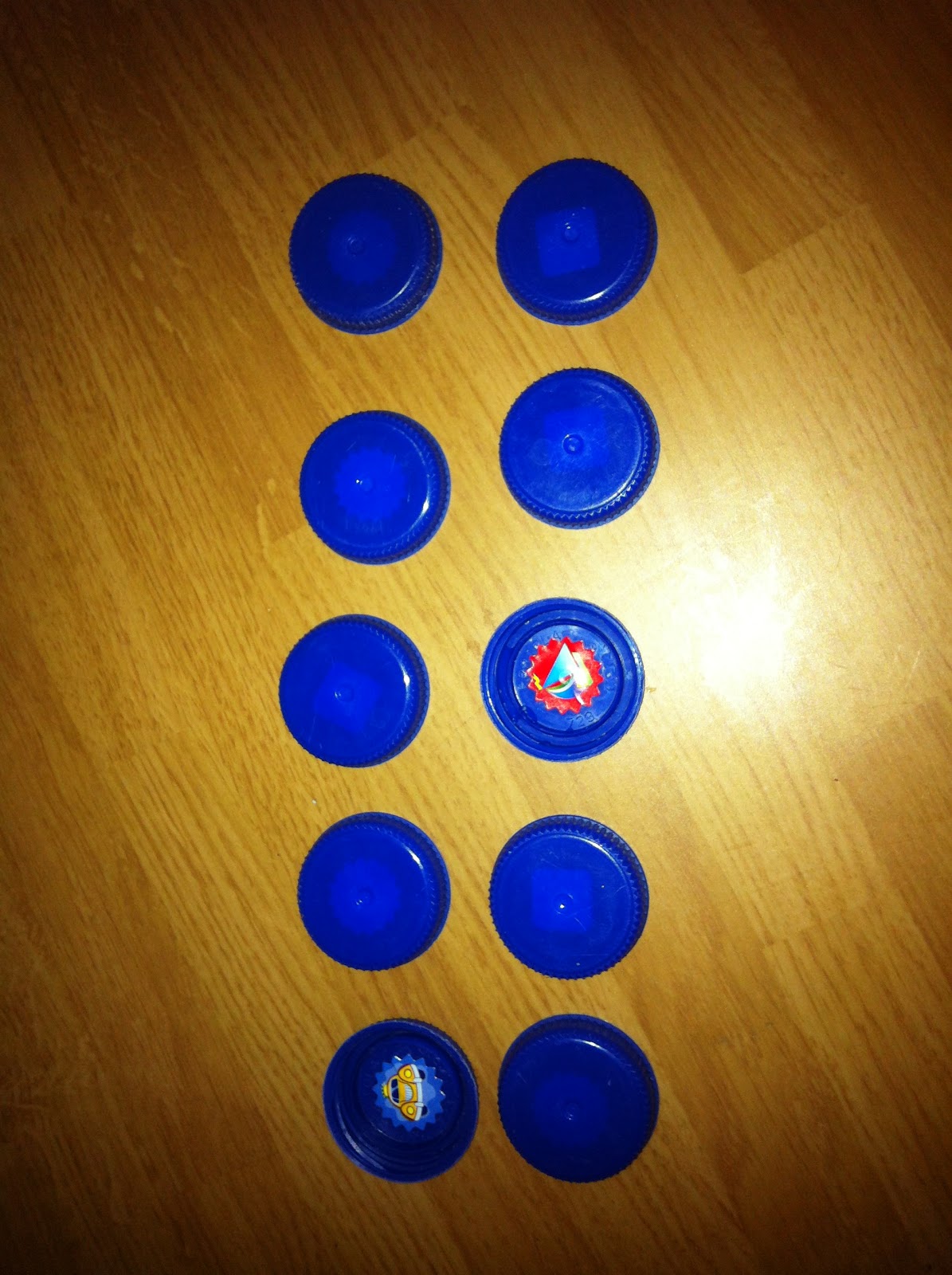 "You Can Do It" Homemade Developmental Toys and Activities: Milk Caps ...