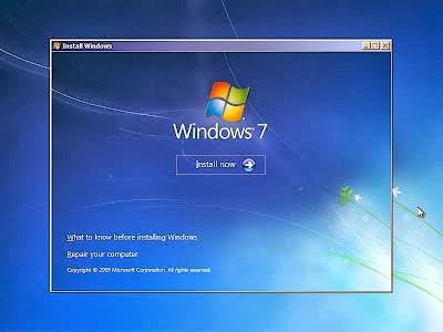 Cara Menginstal Windows 7 ~ travelling