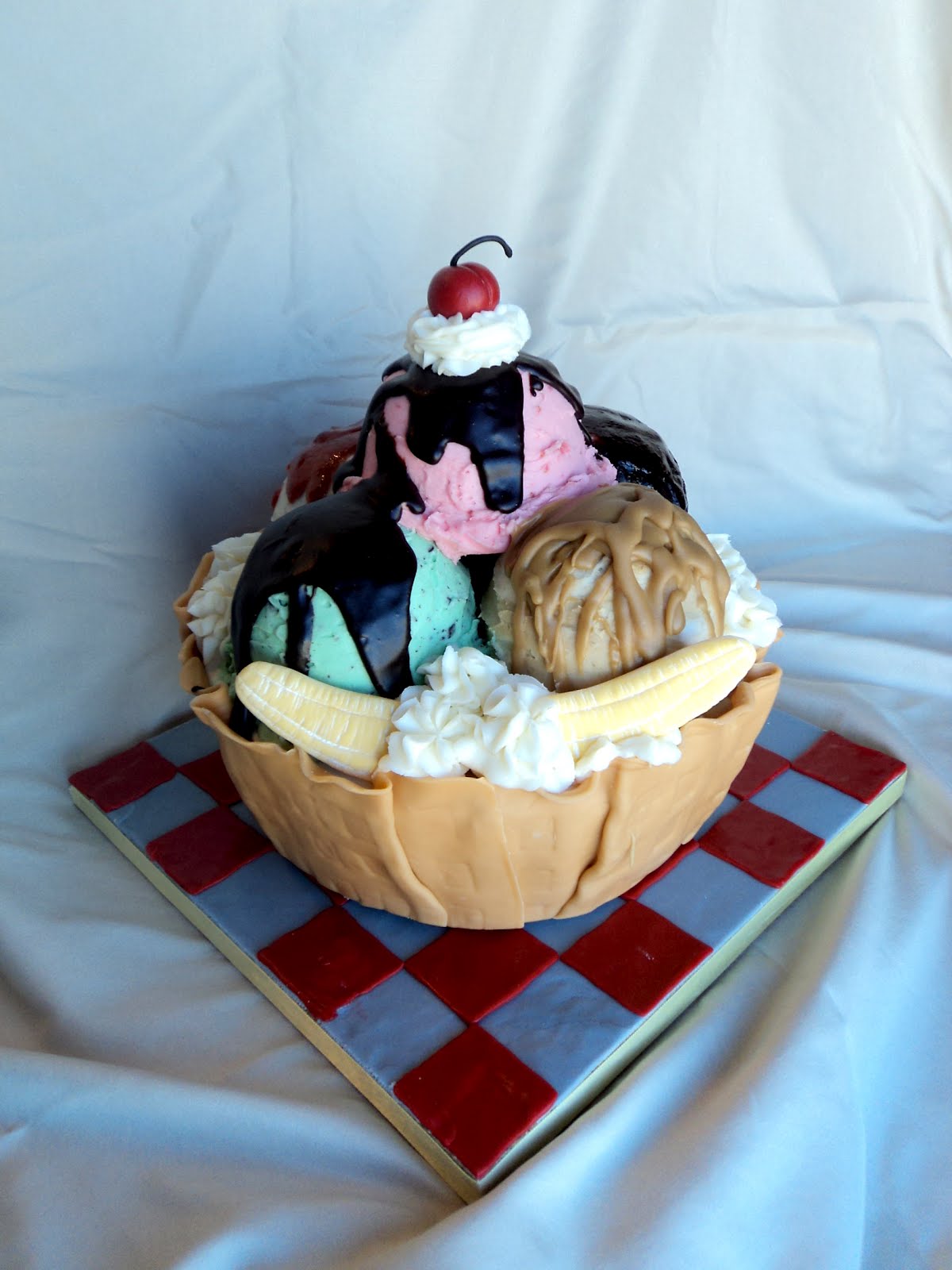 Delectable Cakes Ice Cream Sundae Birthday Cake