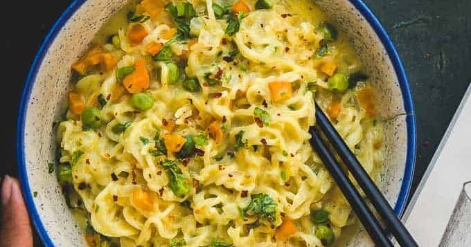 SPICY CHEESE MAGGI RECIPE