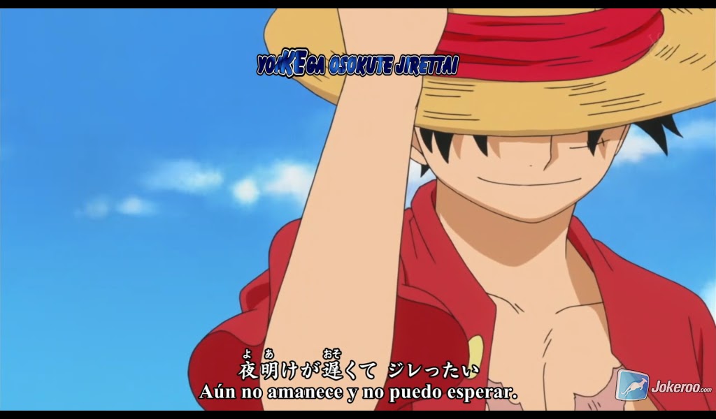 El oceano de One Piece: Felicidades Luffy