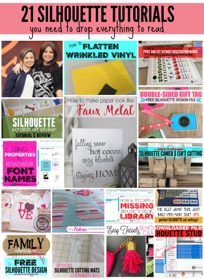 21 Silhouette Tutorials (You need to Drop Everything to Read ...