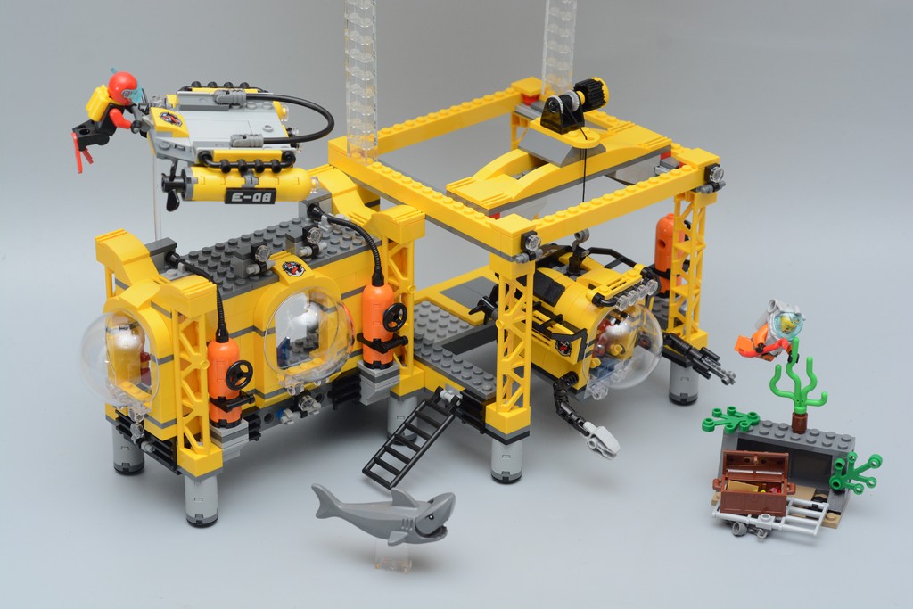 Lego 60096 Deep Sea Operation Base 深海探險指揮基地 開箱報告 - 魯蛇實驗室