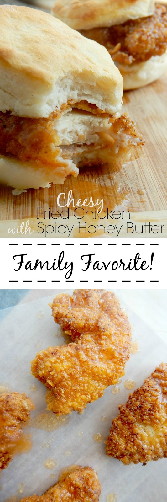 Cheesy Fried Chicken with Spicy Honey Butter | Ally's Sweet & Savory Eats