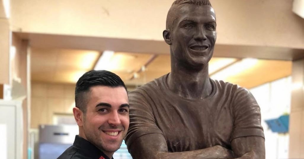 Cristiano Ronaldo turned into life-size statue made entirely of ...