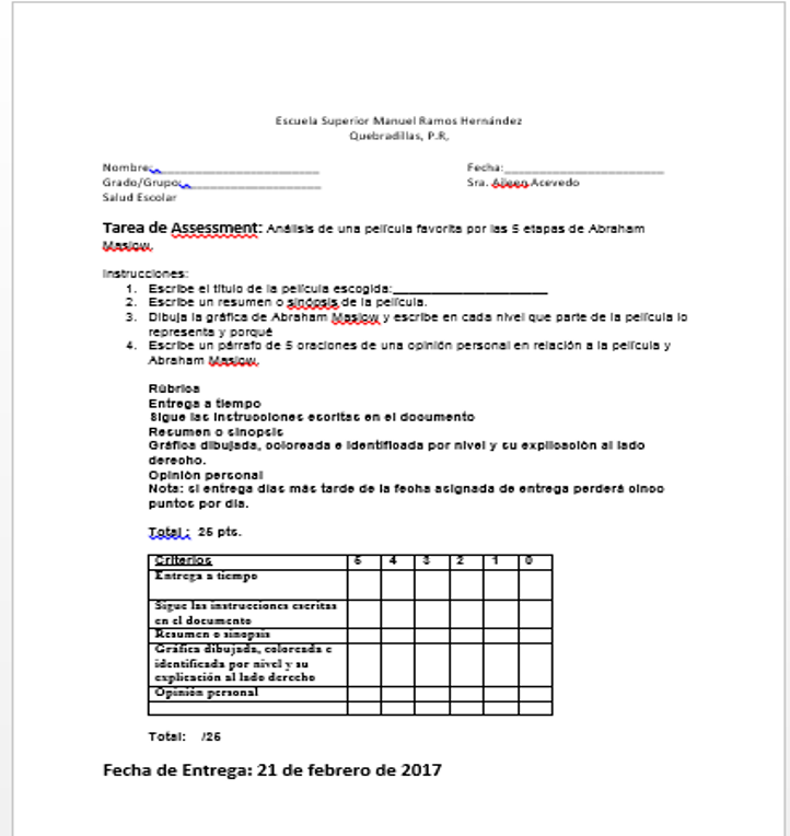 Tarea de desempeño equidad de género y violencia