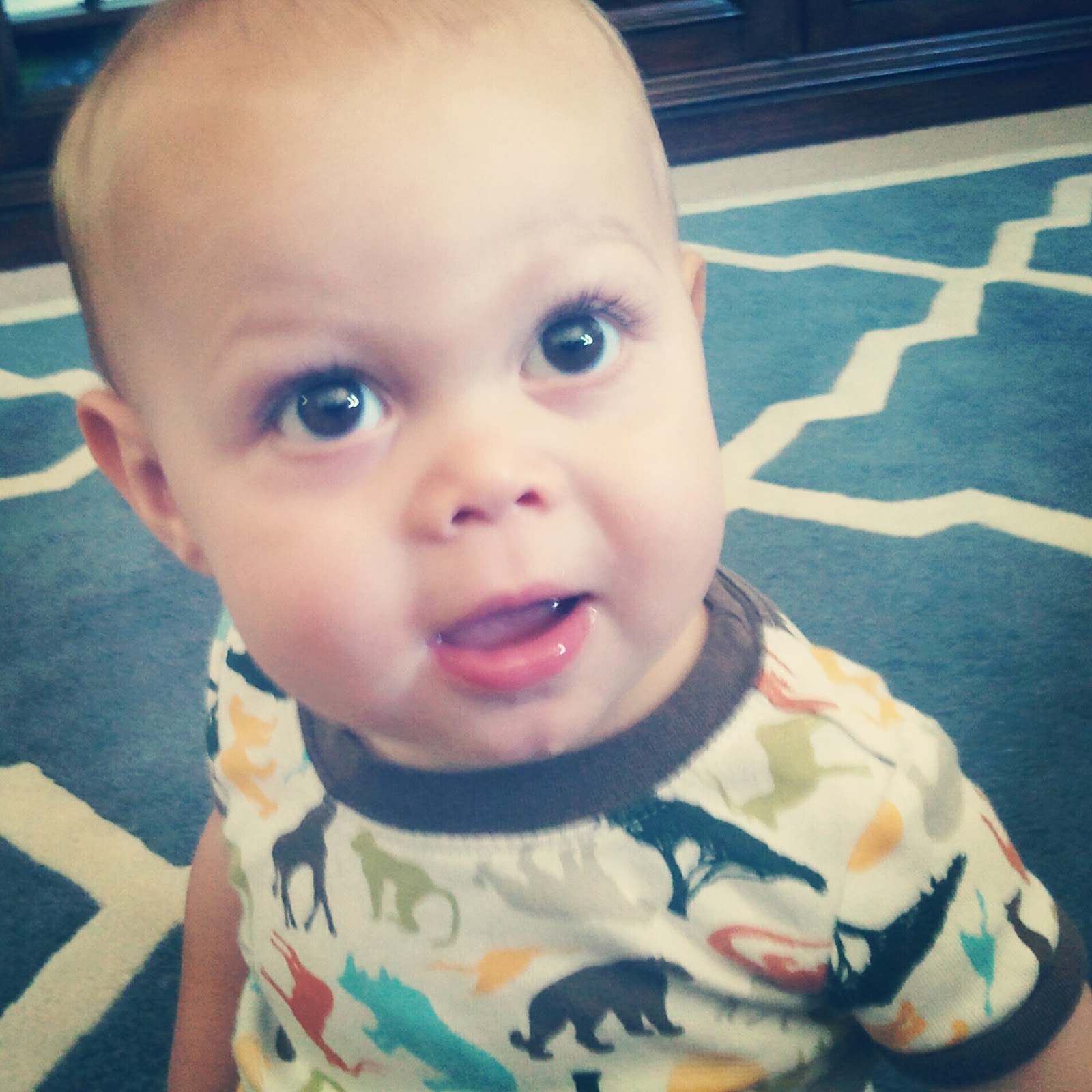 my beautiful life, by erin larsen: My barfing baby