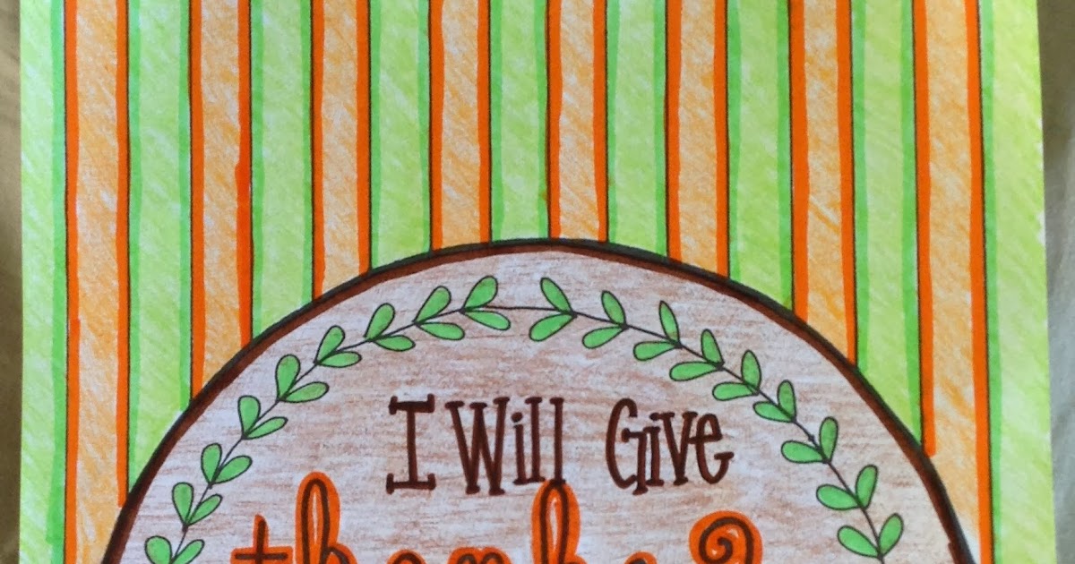 Look to Him and be Radiant: I will give thanks