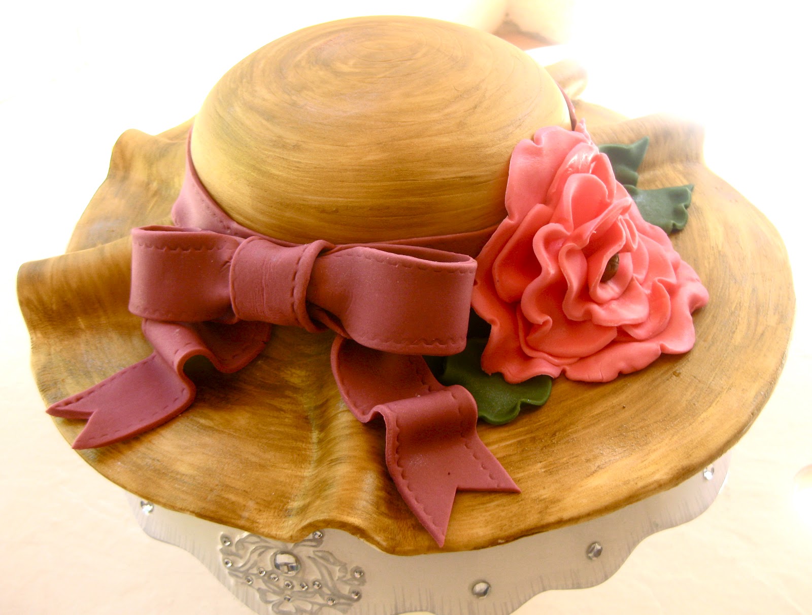 The Cake Baketress: Kentucky Derby Hat Cake!