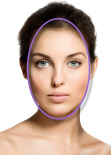 Hemera Salon: Face Shape series. Oval face shape