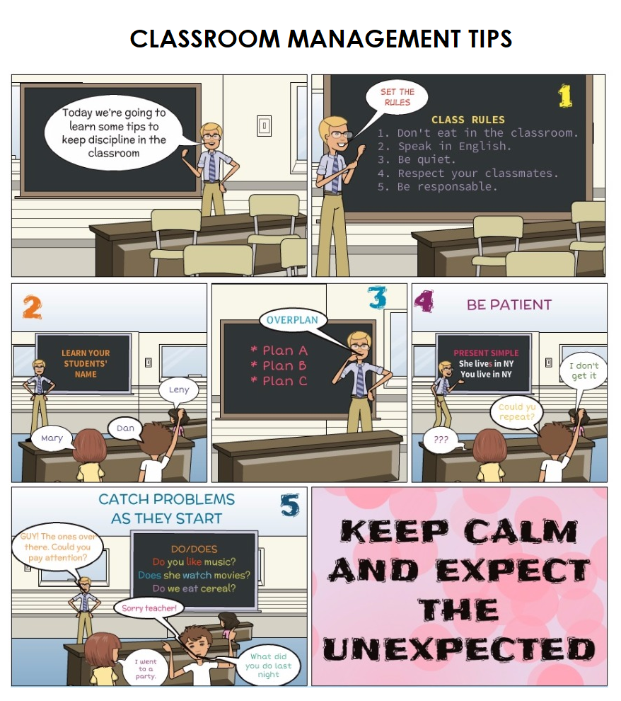 CLASSROOM MANAGEMENT TIPS