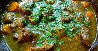 One-pot West African Goat Groundnut Stew Recipe