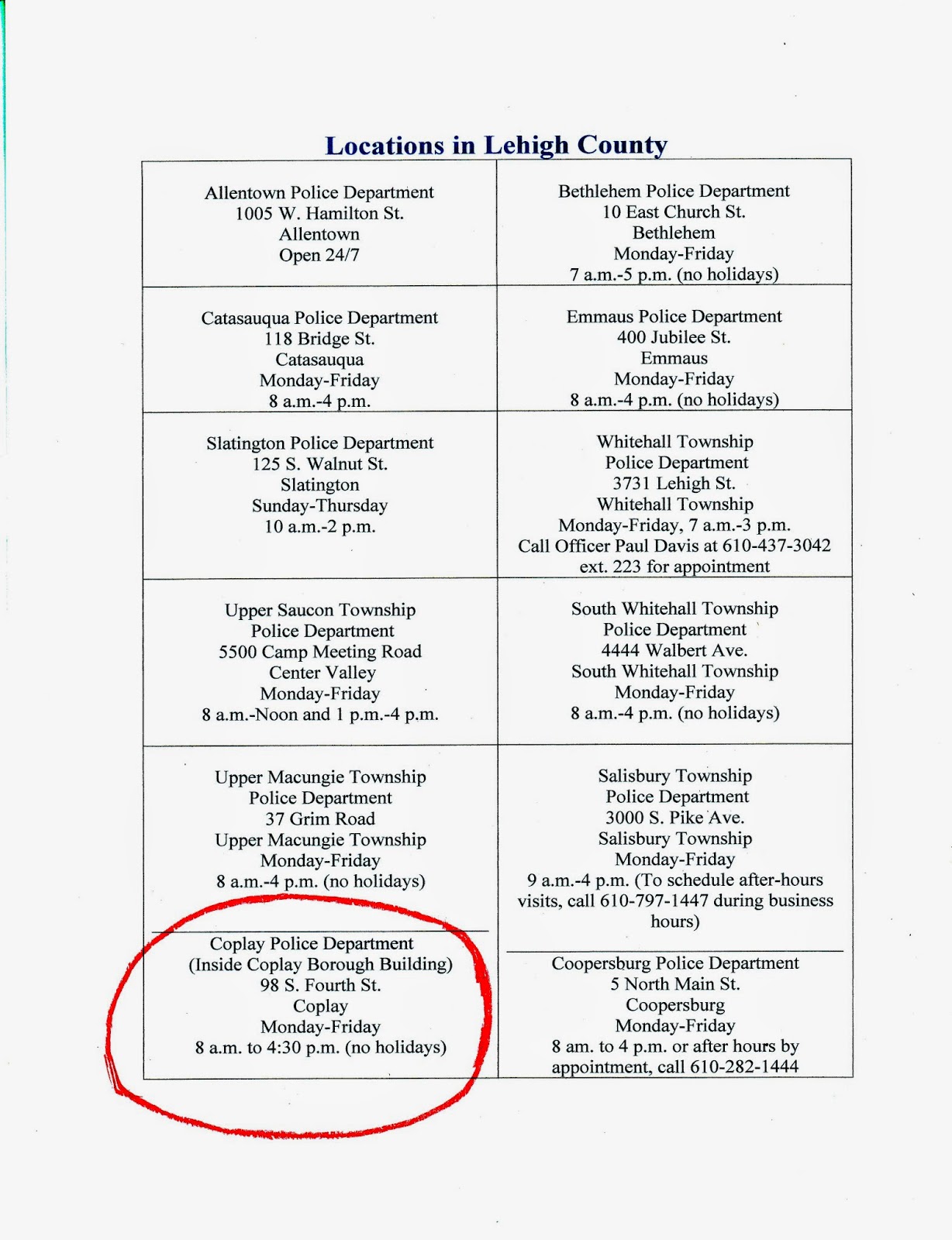 Coplay First Coplay Last & Everything in Between: COPLAY POLICE ...