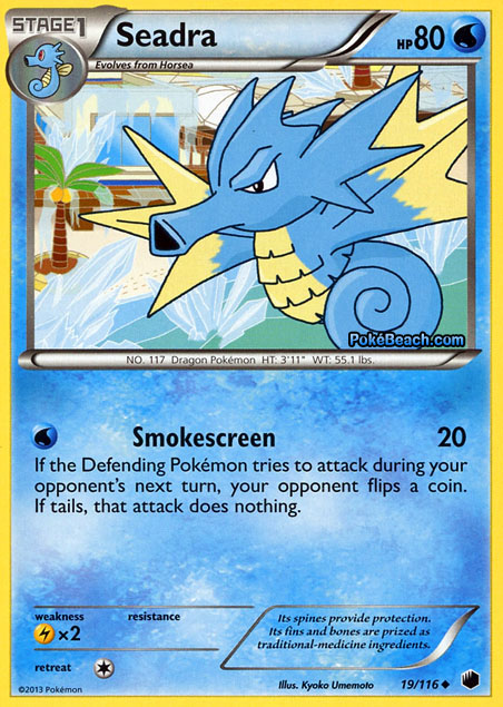 Seadra -- Plasma Freeze Pokemon Card Review | PrimetimePokemon's Blog